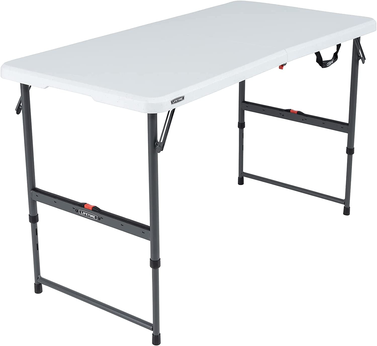 Lifetime Height Adjustable Folding Table - Walmart.com