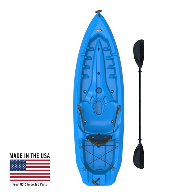 Lifetime Lotus 8ft Blue Kayak with Paddle, Sit-On-Top Design (90112 ...