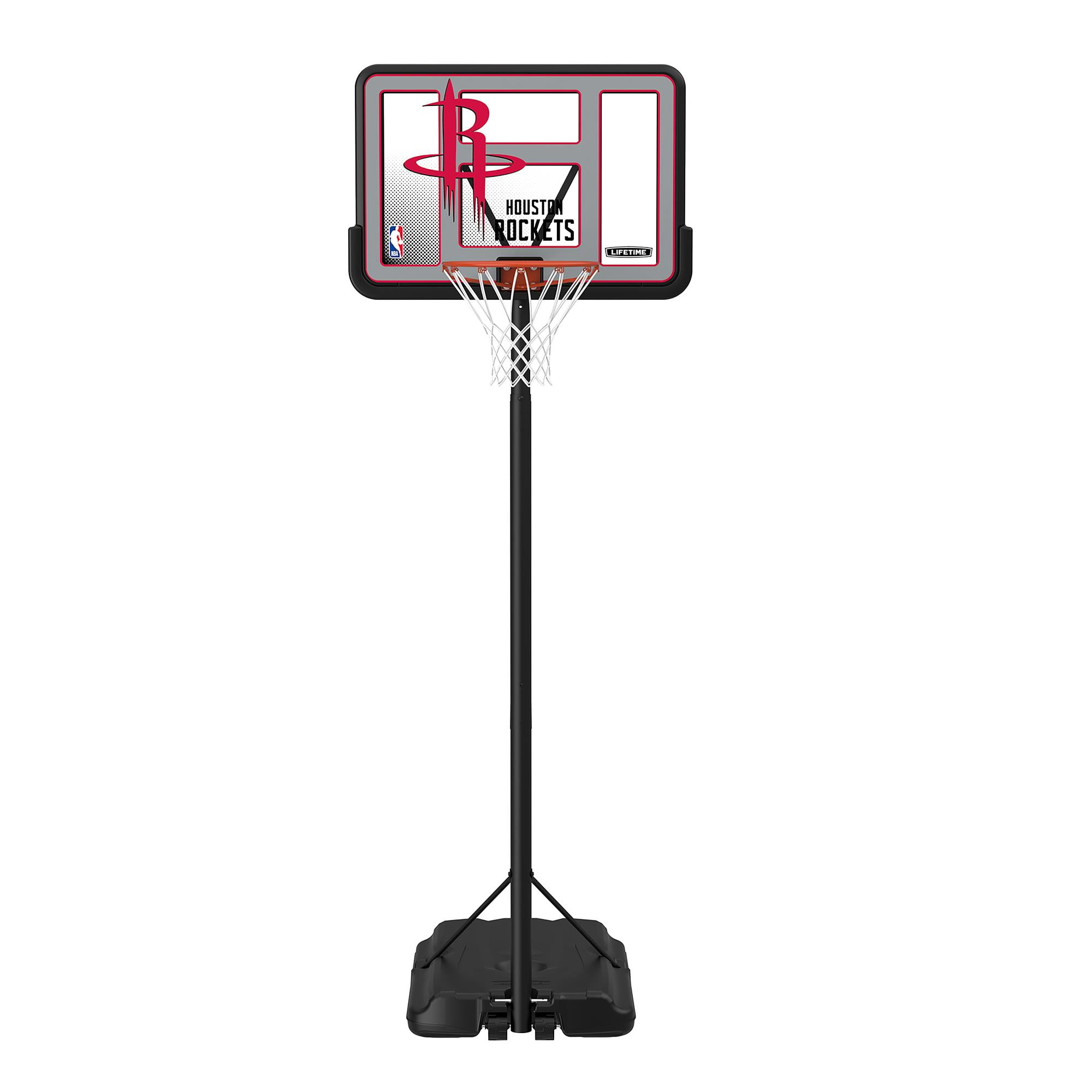 Lifetime NBA Houston Rockets 44" Portable Basketball Hoop with Wheels ...
