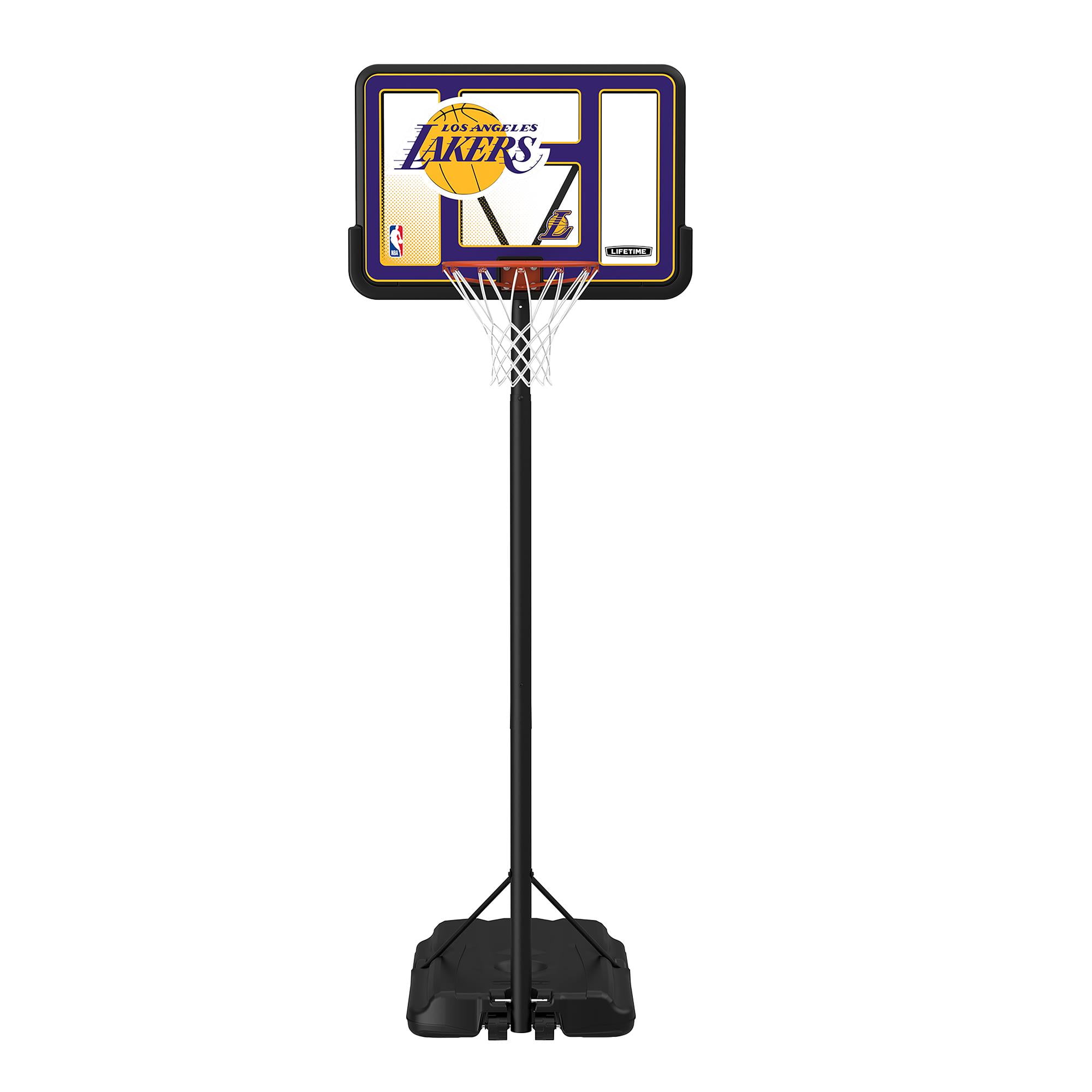 Lifetime NBA Los Angeles Lakers 44" Portable Basketball Hoop with ...