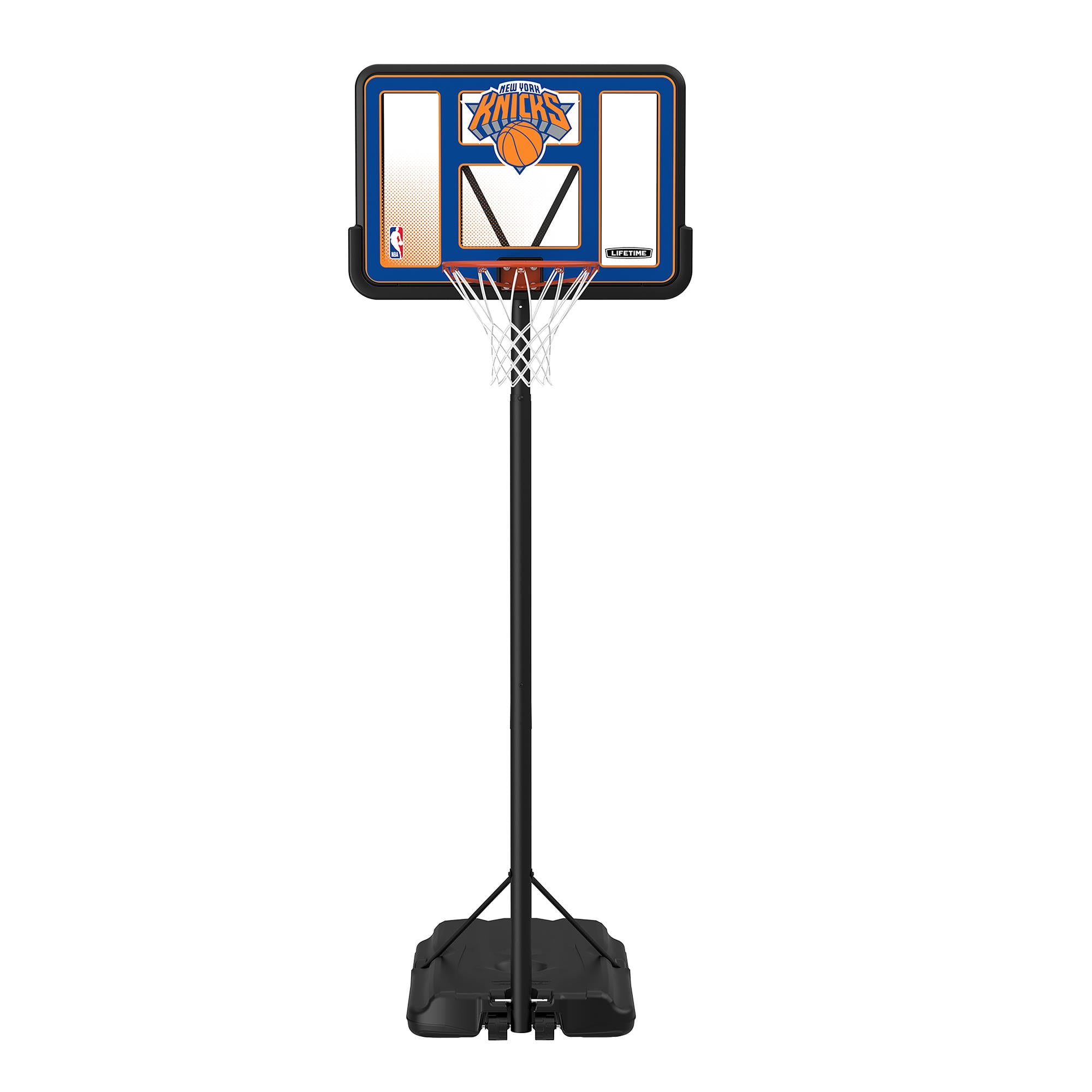 Lifetime NBA New York Knicks 44" Portable Basketball Hoop with Wheels ...