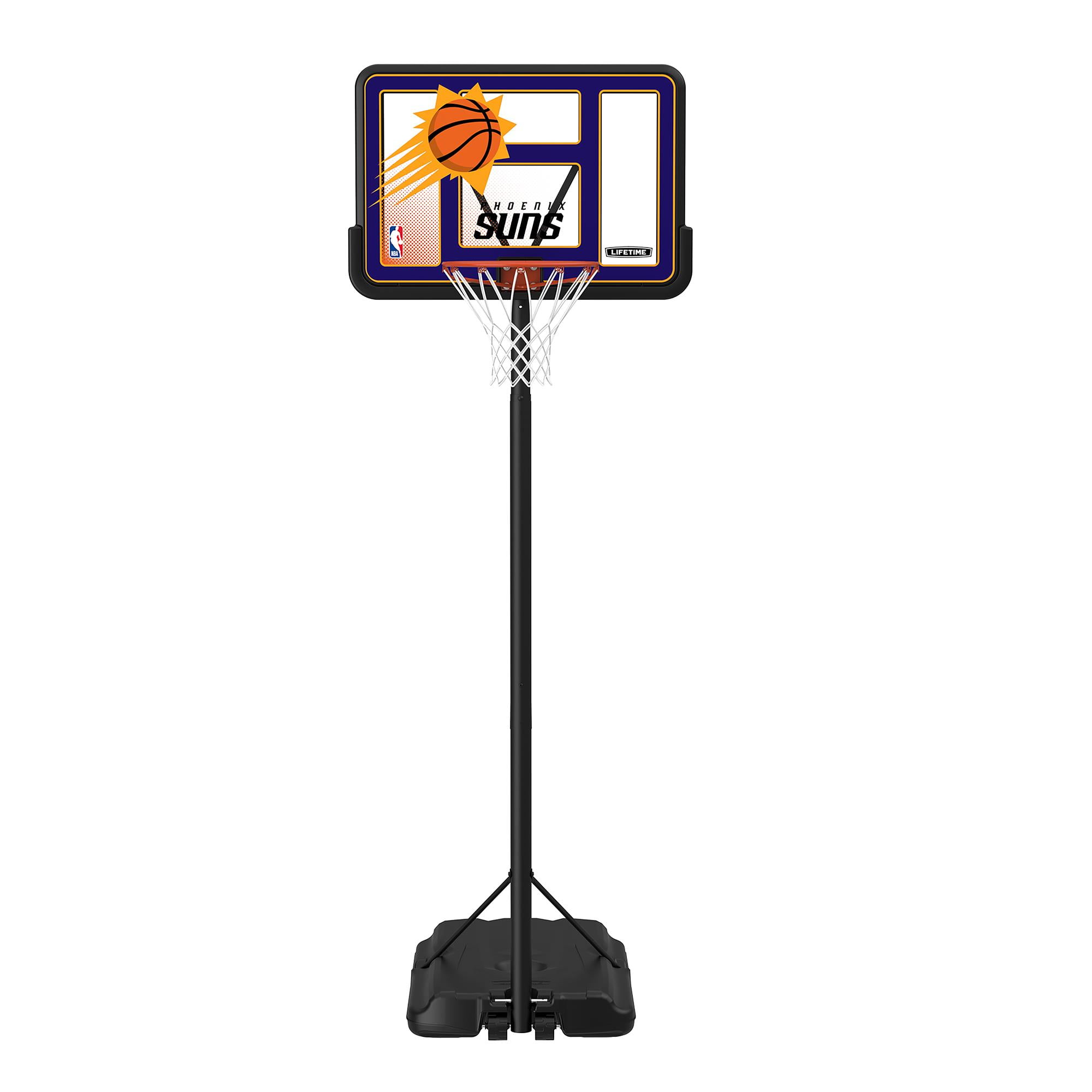 Lifetime NBA Phoenix Suns 44" Portable Basketball Hoop with Wheels - 7. ...
