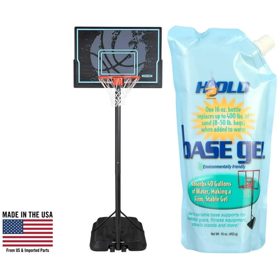 Lifetime New Adjustable Portable Basketball Hoop (44-inch Impact ...