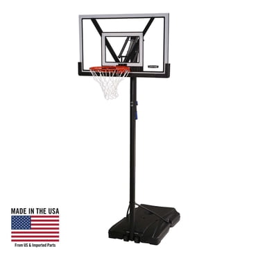 Lifetime New Adjustable Portable Basketball Hoop (54-in Polycarbonate ...