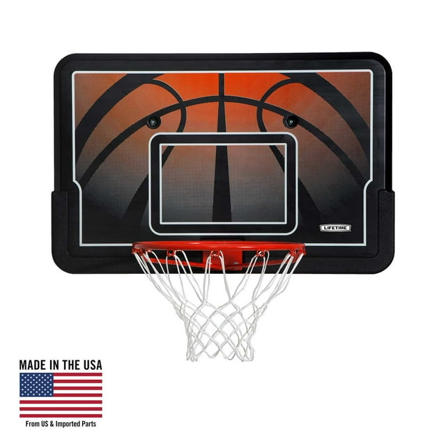 Lifetime New Basketball Indoor/Outdoor Backboard and Rim Combo (44-inch ...