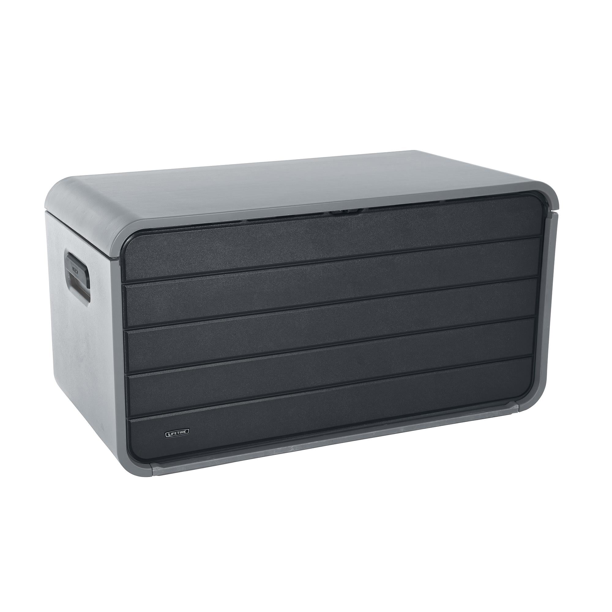 Lifetime Outdoor 165 Gallon HDPE Deck Box, Gray - Walmart.com