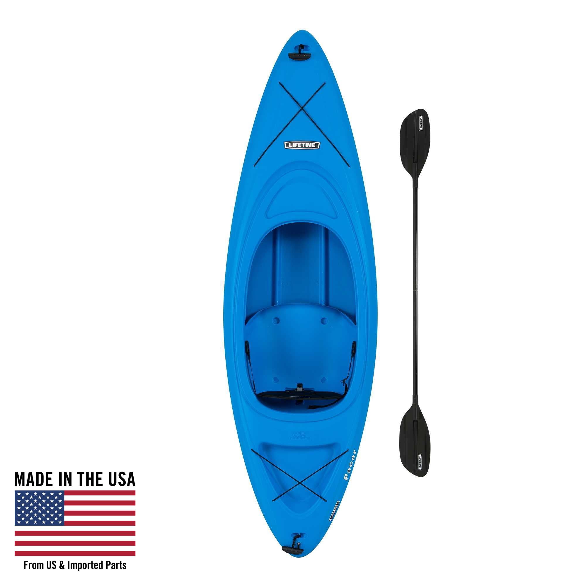 Lifetime Youth Pacer 80 Sit-in Dragonfly Blue Kayak with Paddle - 91112 ...