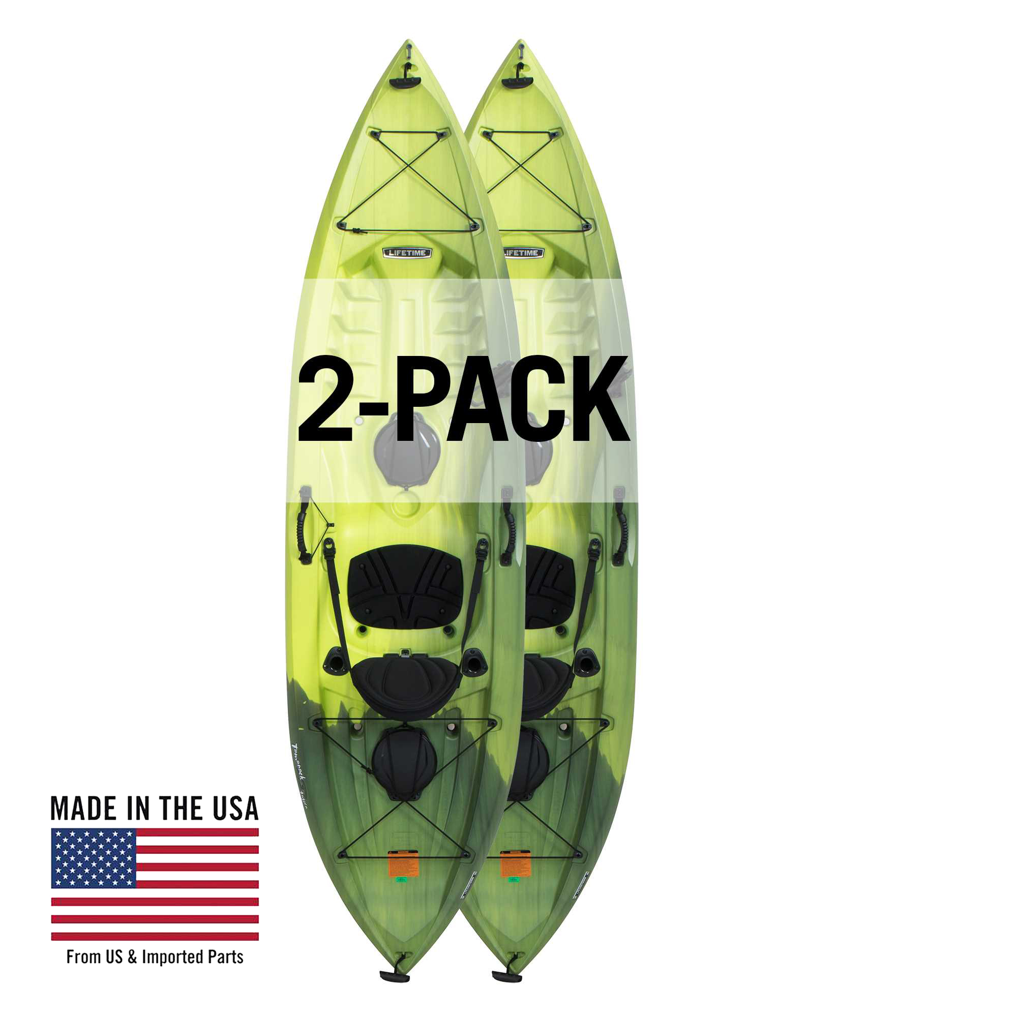 Lifetime Tamarack Angler 10 ft Sit-on-Top Fishing Kayak, Krypton Fusion ...