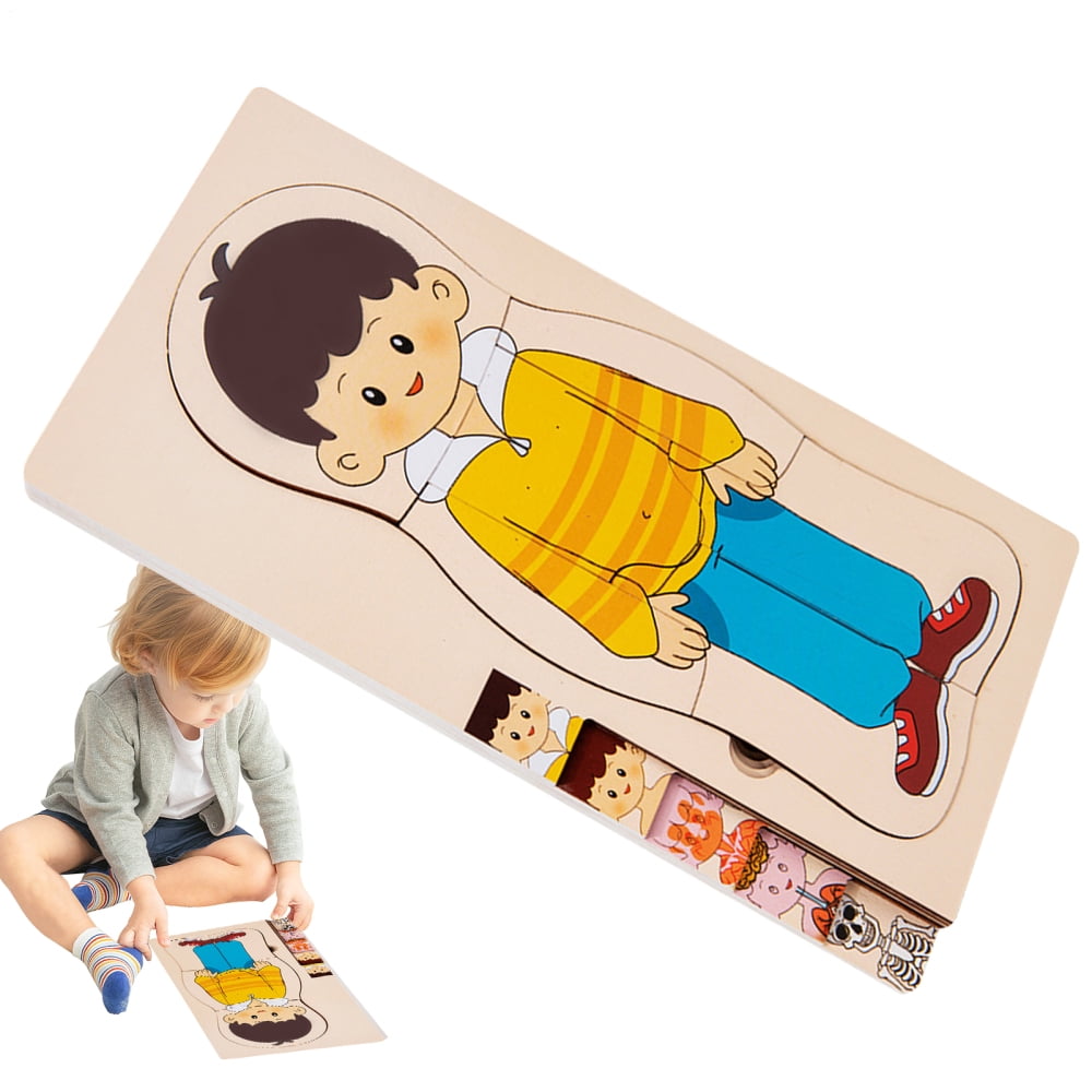Lifeup Anatomy Puzzle Human Body Model For Kids Learning Creative Realistic Jigsaw Games For ...
