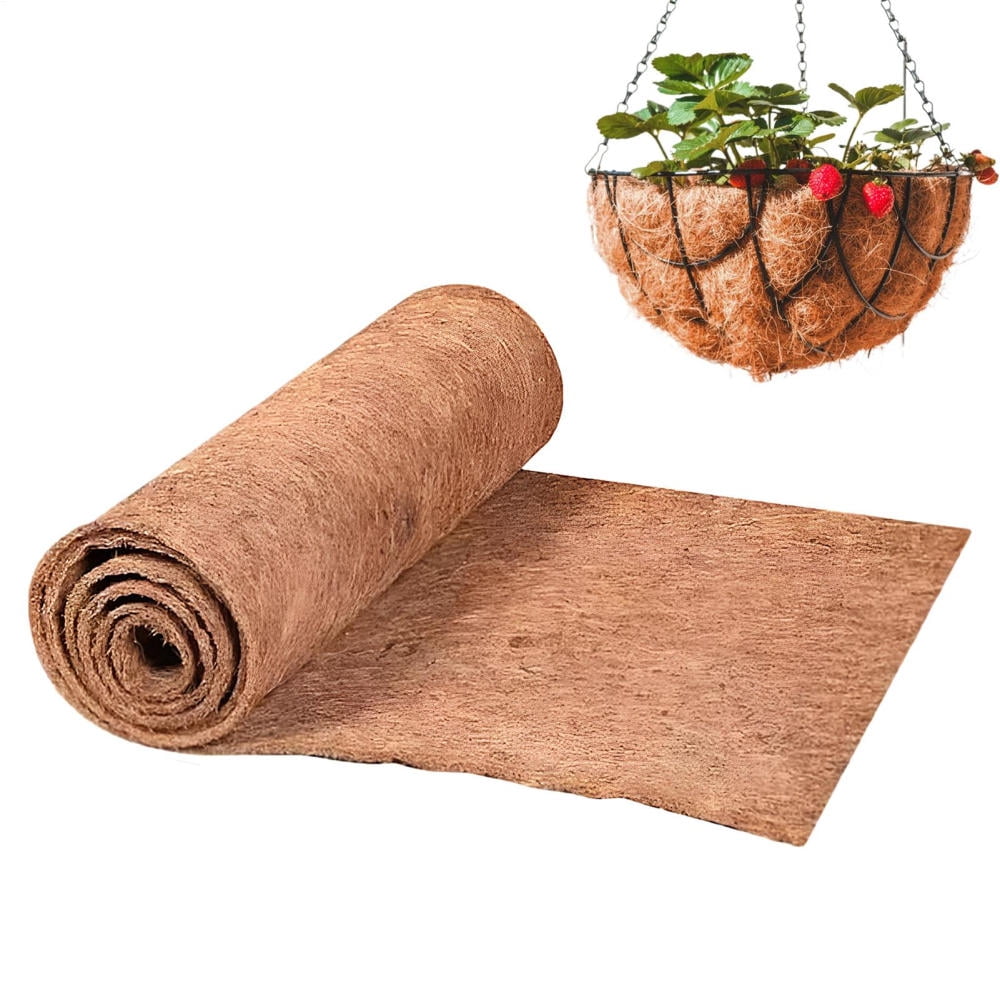 Lifeup Coco Liner Natural Plant Coco Fiber Mat Reusable Planter Liner ...