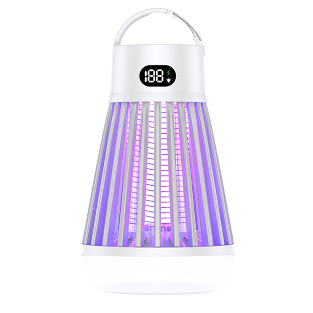 Lifeup Electric Fly Zapper Fly Traps Zapper Rechargeable Purple Light ...