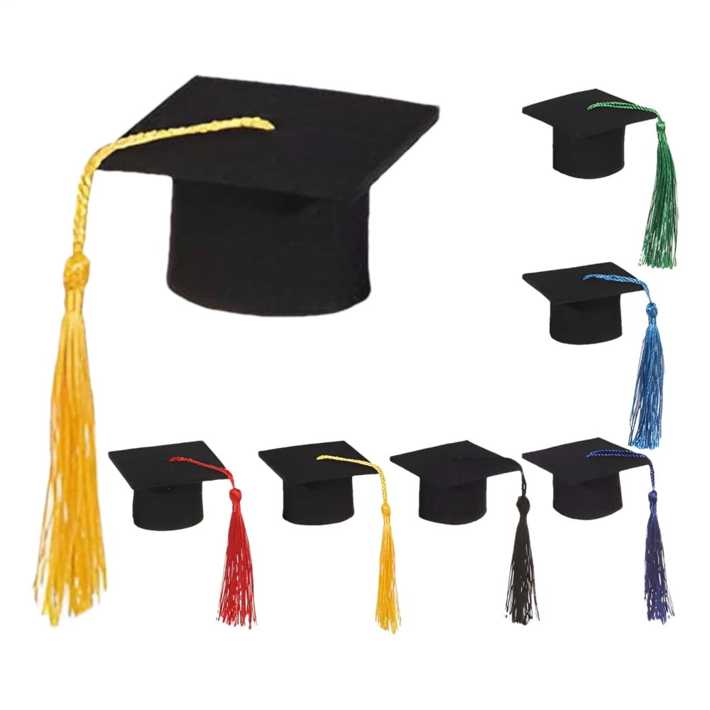 Lifeup Graduation Hat Topper Kit 7X Graduation Cake Decorations with ...