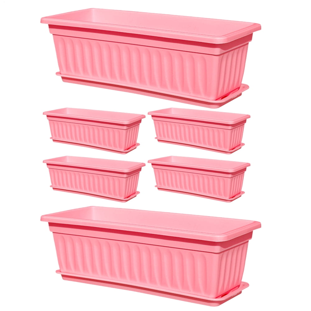 Lifeup Window Box Planter Railing Planter Box 6X Weather Resistant ...