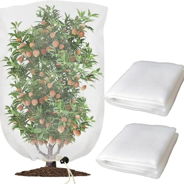 Lifeuping Bird Netting for Trees Fruit Protection Bags with Drawstring ...