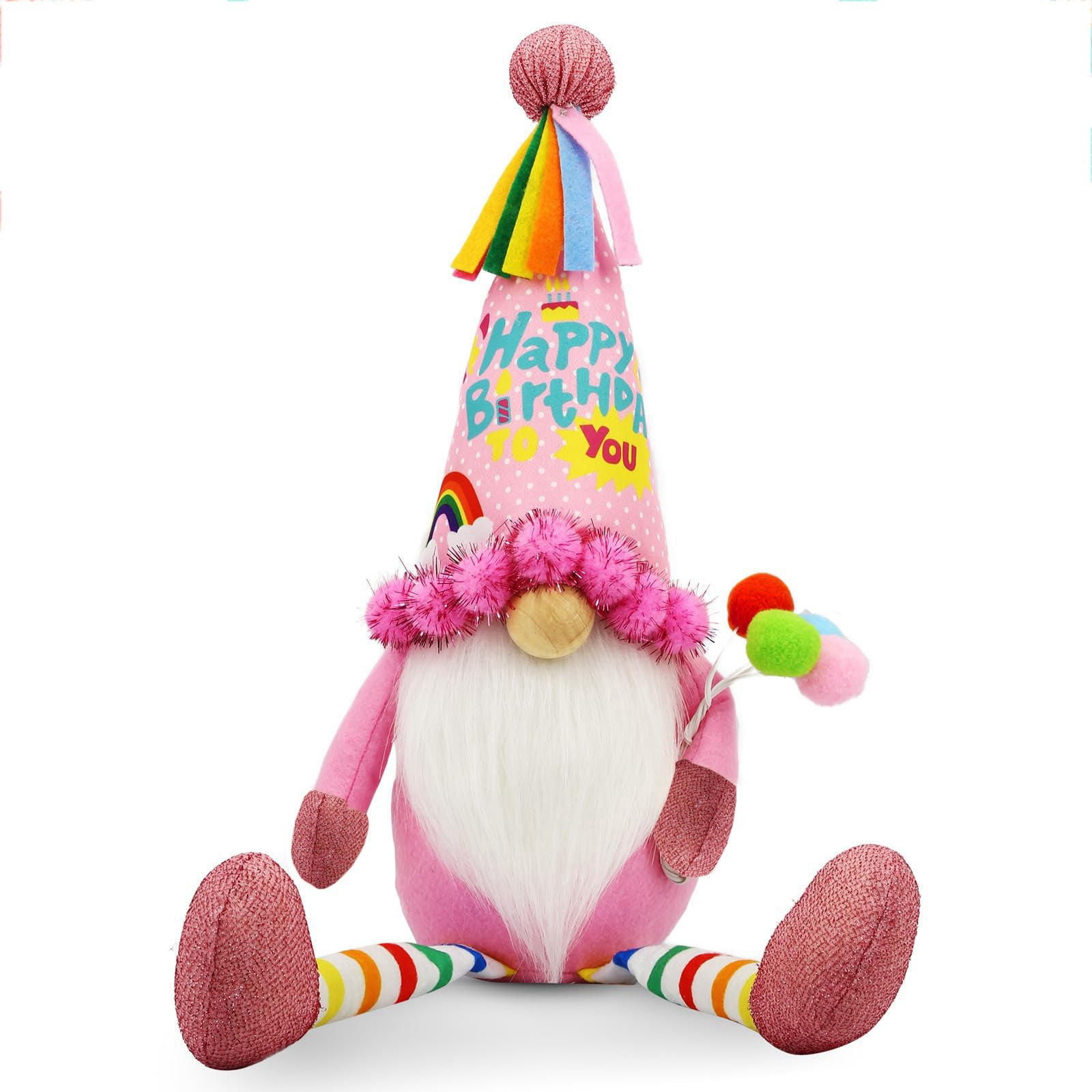 Lifeuping Birthday Gnomes Farmhouse Happy Birthday Tomte Plush Birthday ...