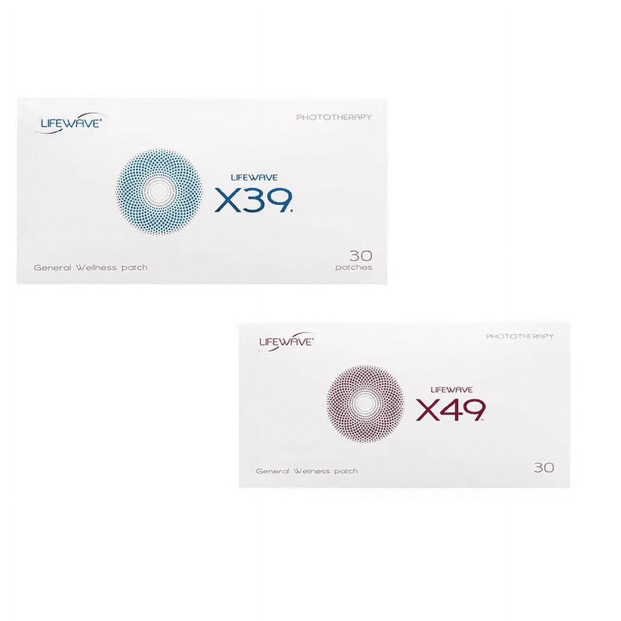 Lifewave X39 + X49 Stem Cell Patches | Anti-Aging Topical Patch Set | 30-Day Supply (30 Count ...