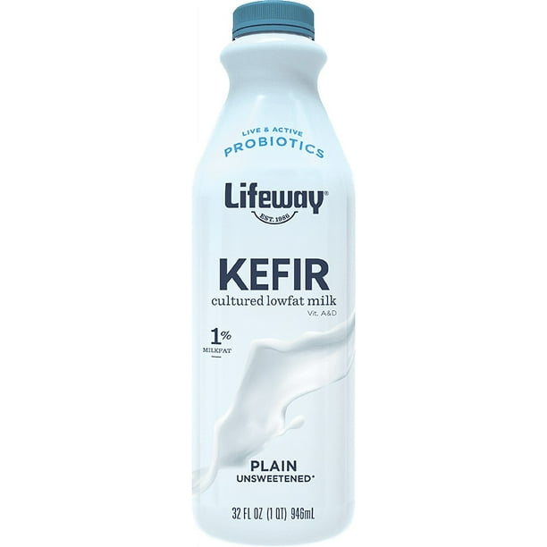 Lifeway Lowfat Milk Plain Kefir, 32 fl oz - Walmart.com