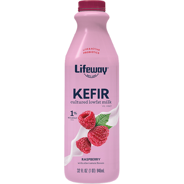 Lifeway Probiotic Low Fat Raspberry Kefir, 32 Ounce -- 6 per case ...