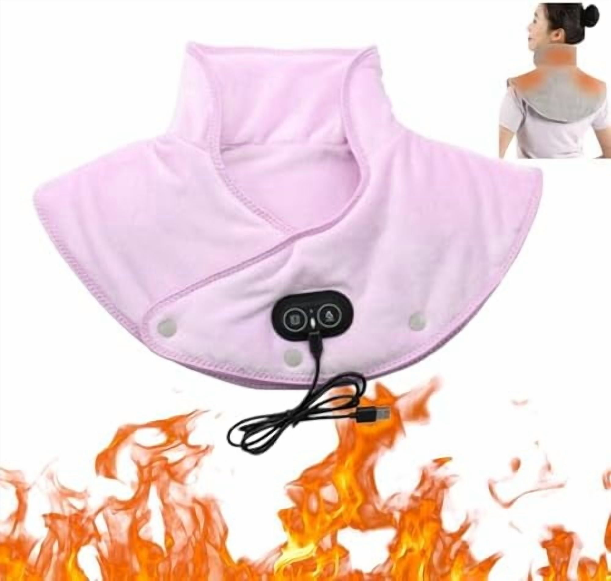 Lifeweb Thermaease Pro Heated Neck Shoulder Wrap Massager with 3 Heat ...