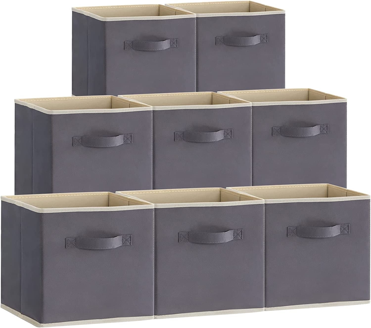 Lifewit 13 inch Cube Storage Bins, Storage Cubes Foldable Decorative ...