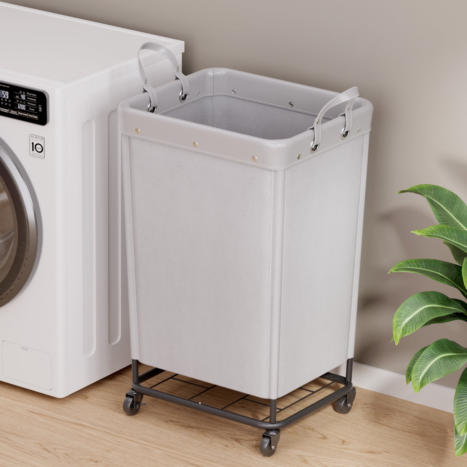 Lifewit 165L Laundry Basket with Wheels, Large Heavy Duty Commercial ...