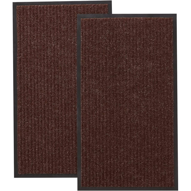 "Lifewit Solid Non-Slip Indoor Door Mat with Rubber Back, 2-Pack, 24 ...