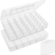 "Lifewit Acid-Free Photo Storage Box, 4"" x 6"" Clear Plastic Case with ...