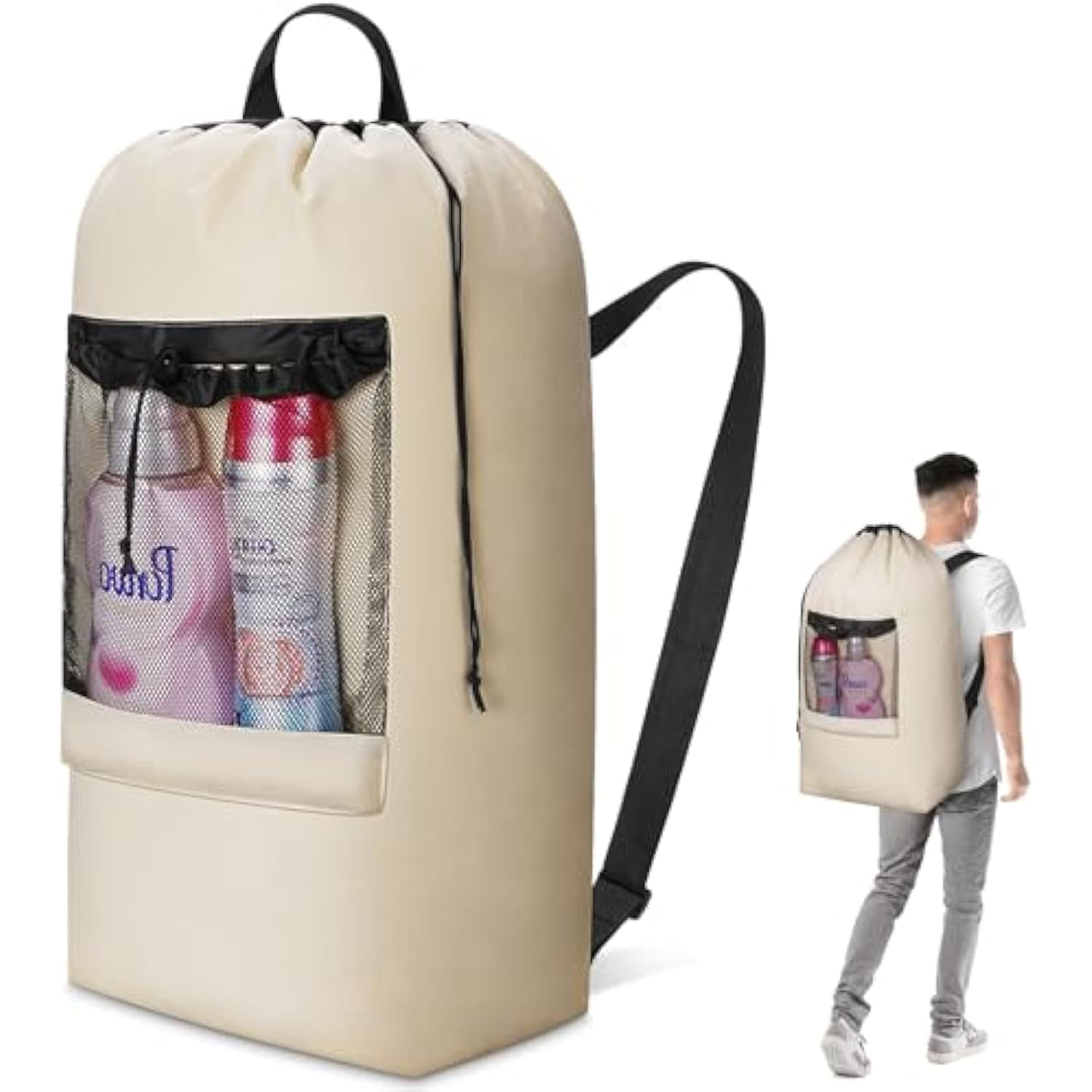 Lifewit 90L Laundry Bag, Extra Large Laundry Backpack with Shoulder ...