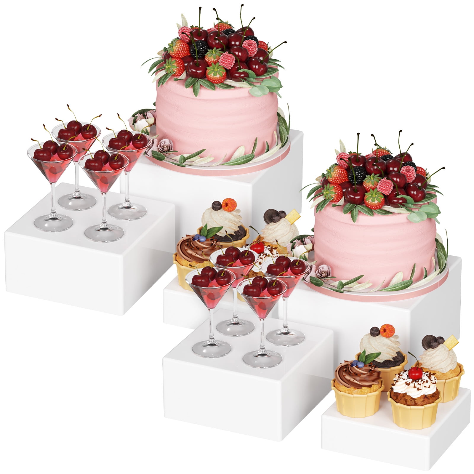 Lifewit Buffet Risers and Stands Up to 7.8", Food Risers for Buffet ...