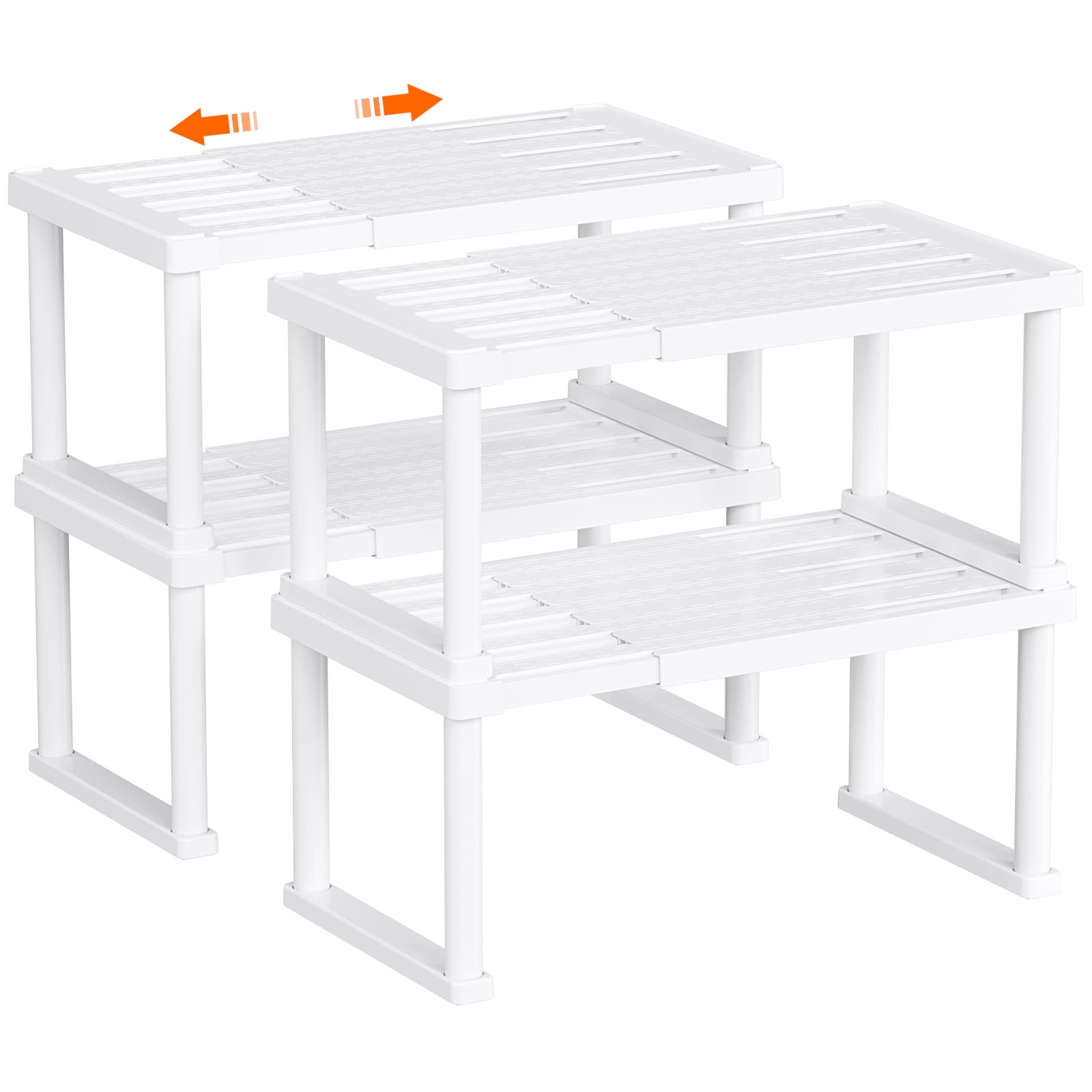 Lifewit Cabinet Shelf Organizer, Expandable Countertop Kitchen Shelves ...