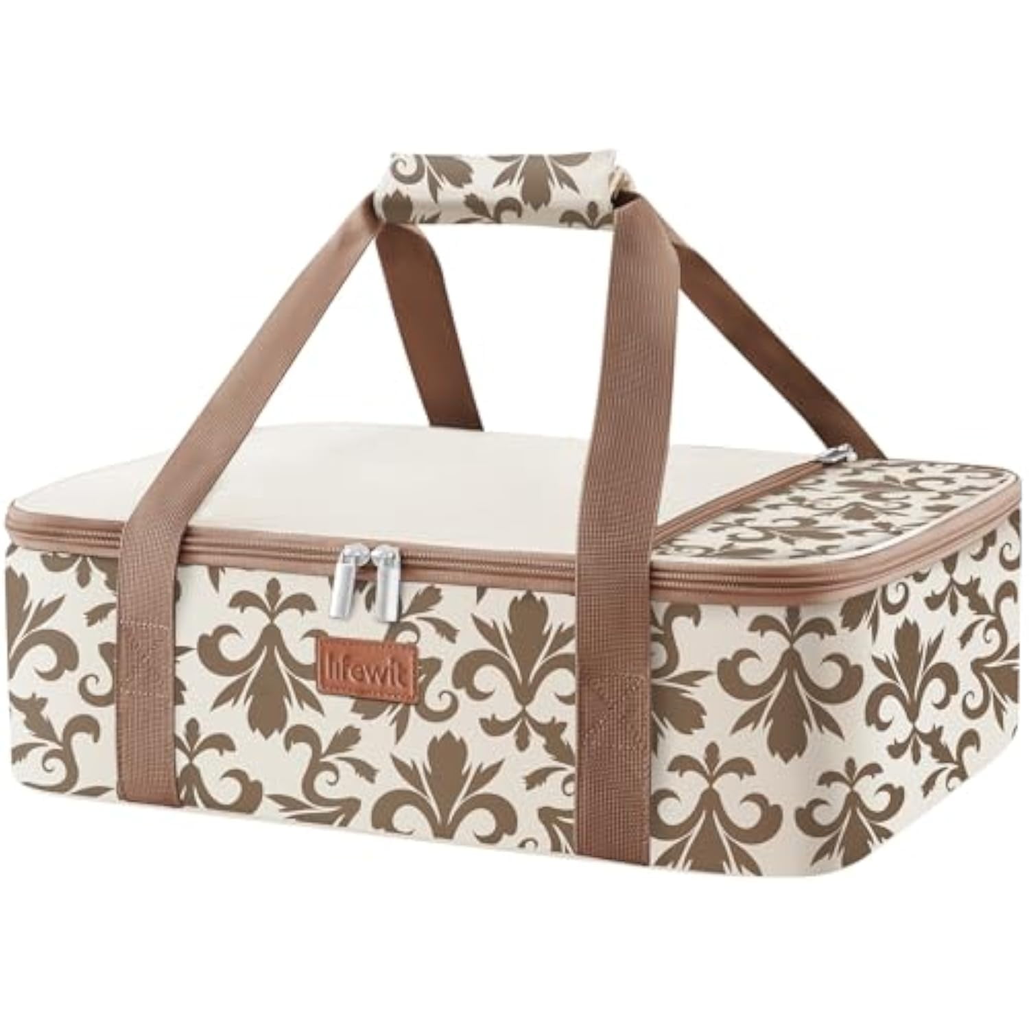 Lifewit Casserole Carrier for Hot or Cold Food, Insulated Casserole ...