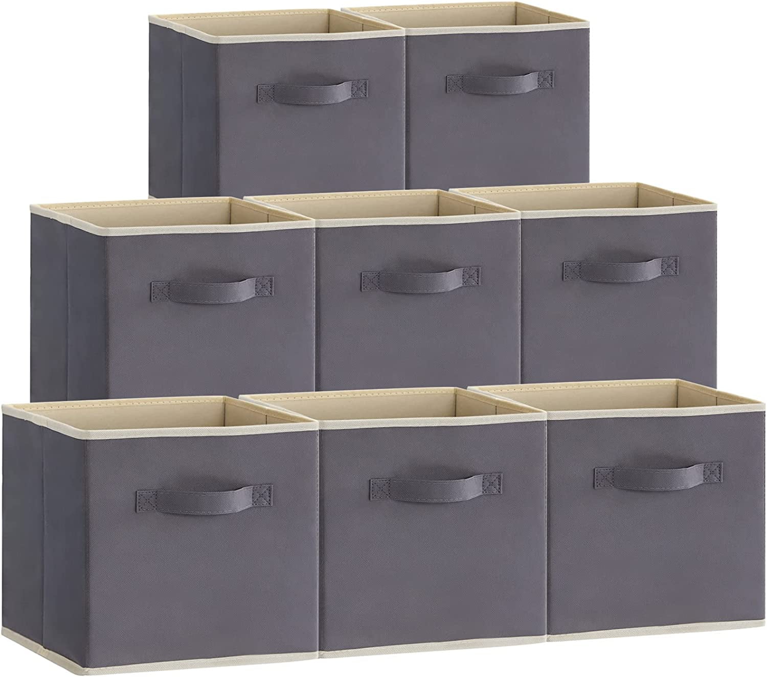 Lifewit Large Folding Basket, Collapsible Storage Cubes, 11 inch Fabric ...