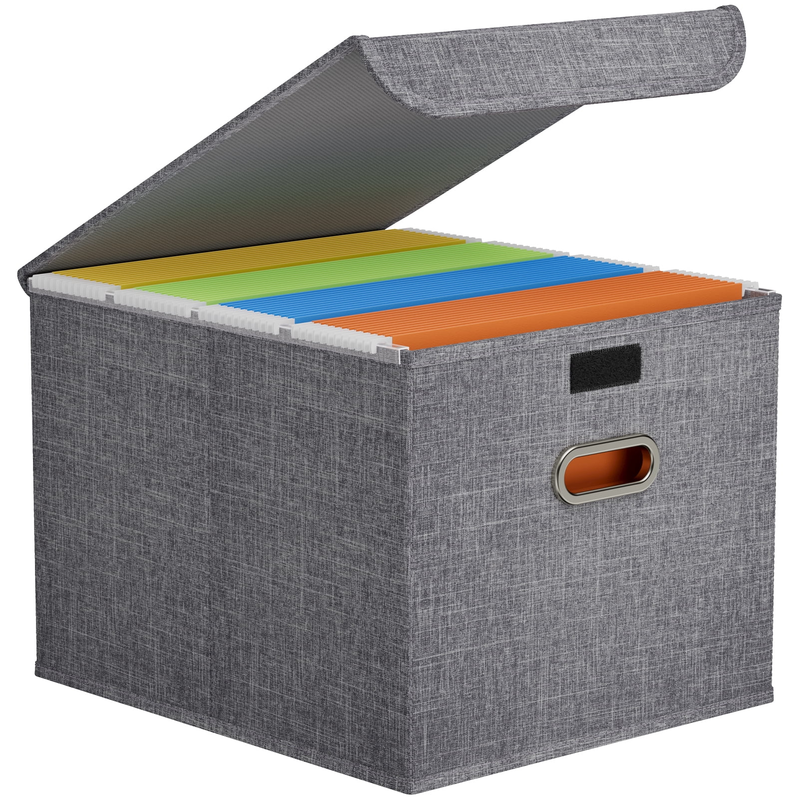 Lifewit File Organizer Box with Lids, Portable Storage File Boxes with ...