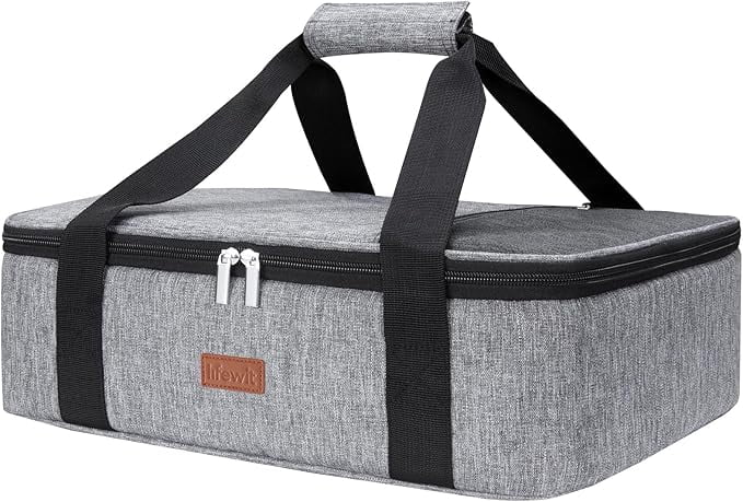 Lifewit Insulated Casserole Carrier for Hot or Cold Food, Casserole ...