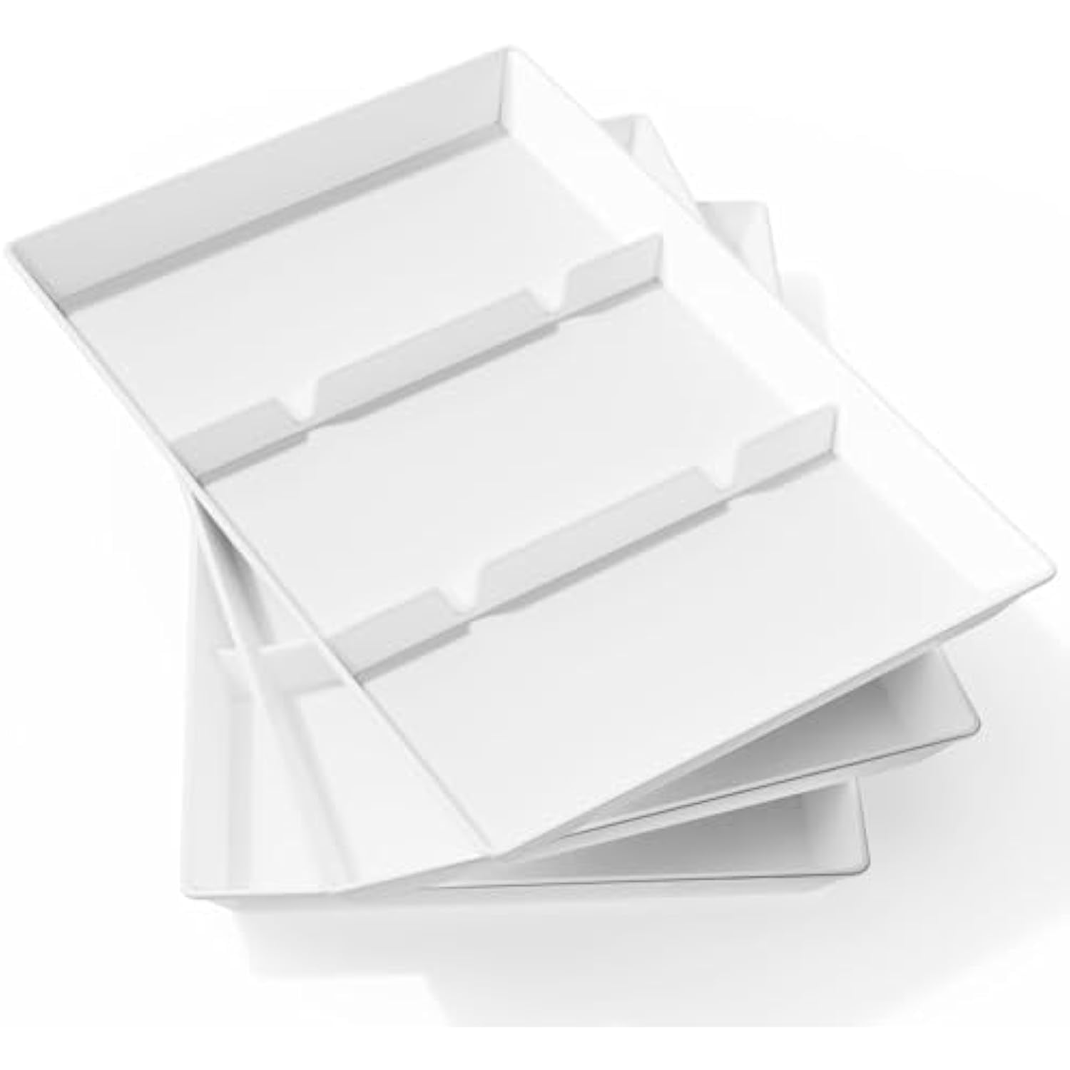 Lifewit Serving Tray Divided for Party Supplies, 3 PCS 15" x 10 ...