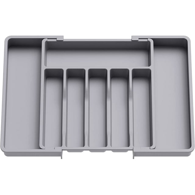 Lifewit Compact Utensil Tray: Adjustable, Expandable Organizer for ...