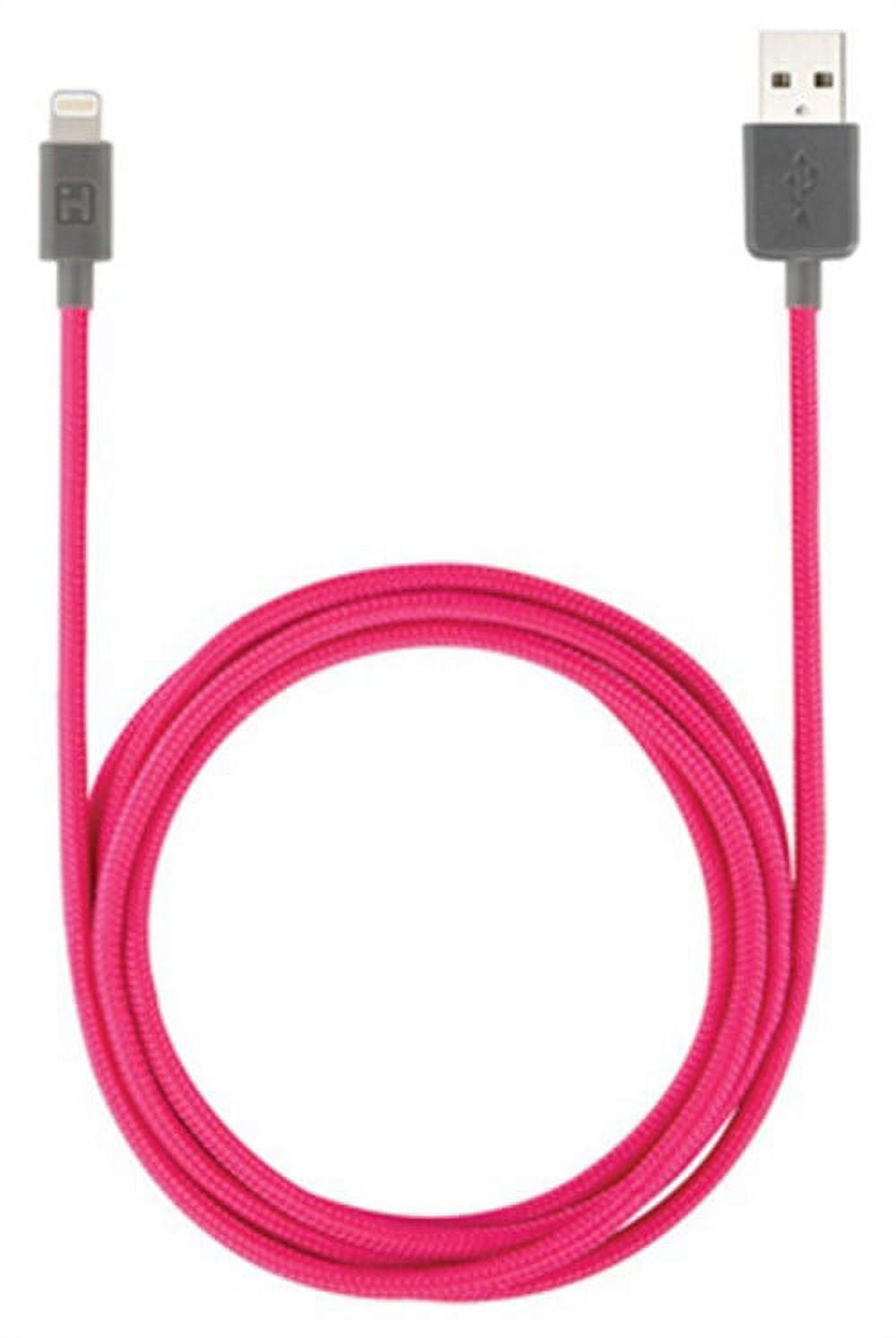 Lifeworks Technology Group IH-CT1002P 5' PNK Lightning Cable - Walmart.com