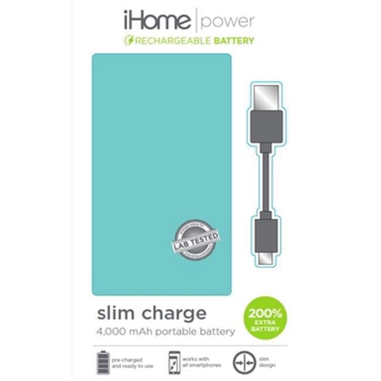 Lifeworks Technology Group IH-PP2002E iHome Slim Charge Battery - Green ...
