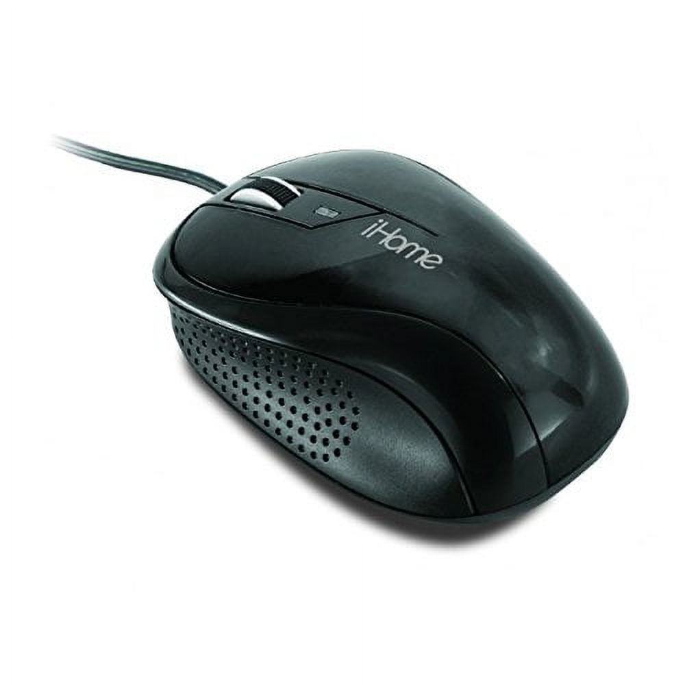 Lifeworks iHome Ergonomic USB Desktop Mouse Black IH-M1010B - Walmart.com