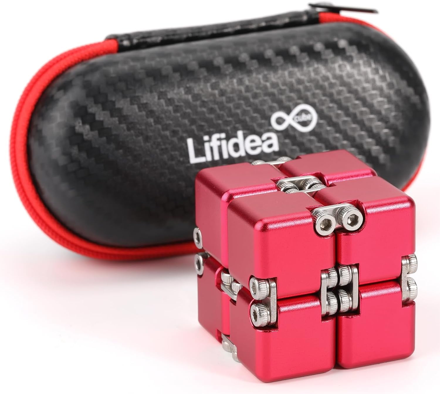 Lifidea Infinity Cube: Aluminum Alloy Fidget Toy with Cool Case for ...