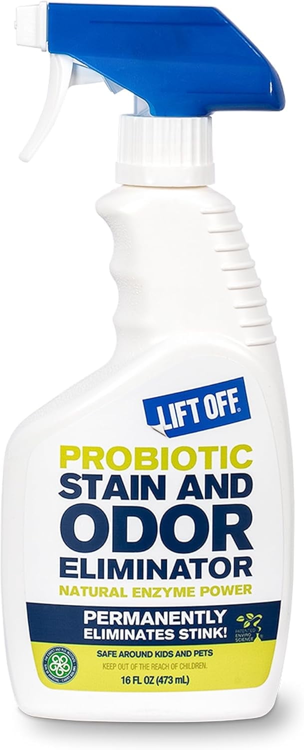 Lift Off 45006 Probiotic Stain & Odor Eliminator Spray with Natural ...