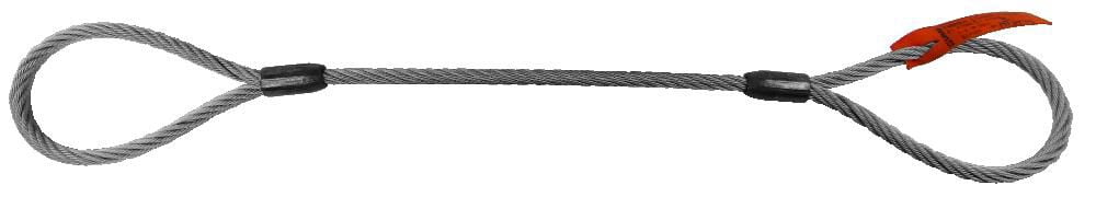 Lift-All 1/2 Inch X 10 Ft. Eips Iwrc Permaloc EyeAndeye Steel Wire Rope ...
