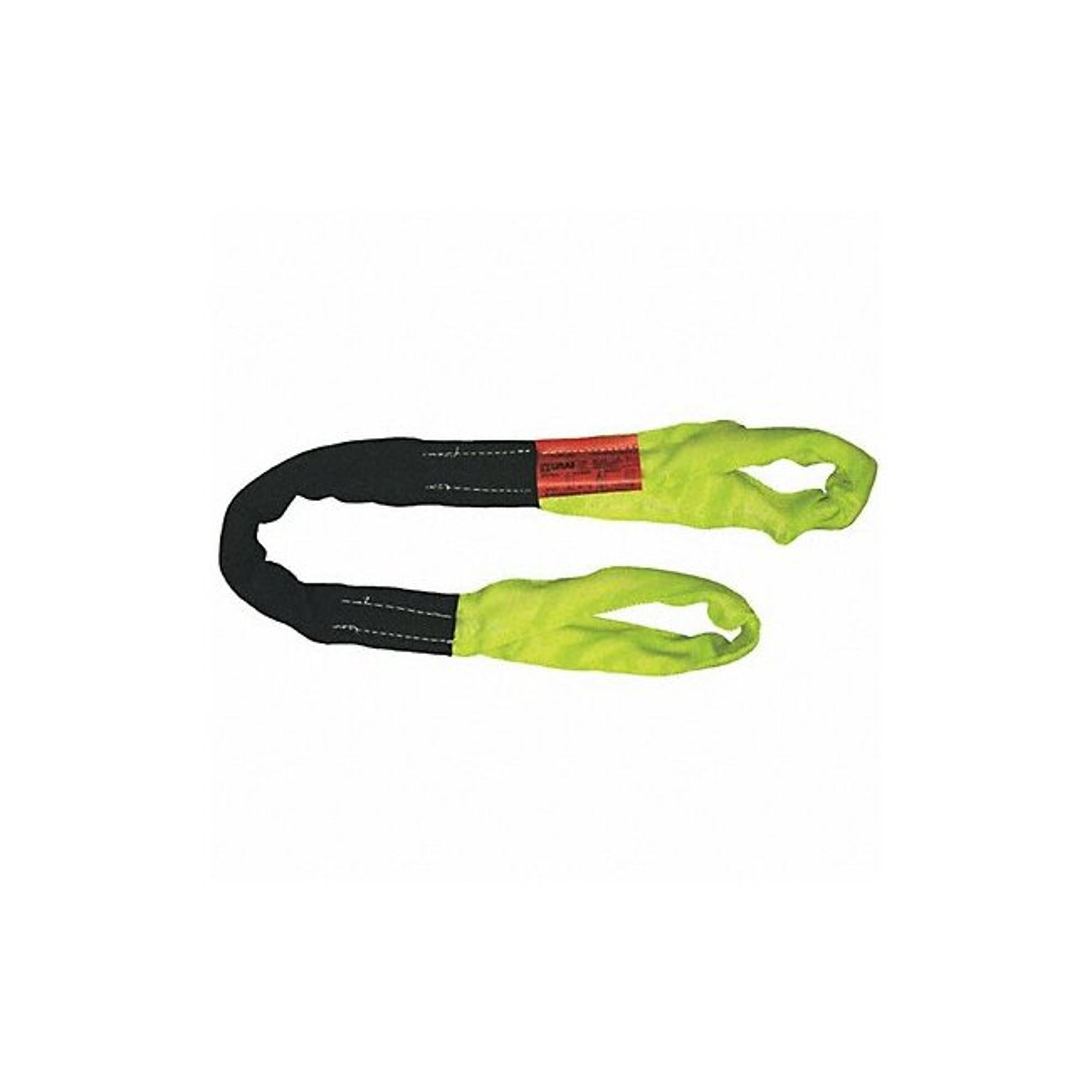 Lift-All Round Sling, Eye and Eye, 8 ft L, Nylon/Polyester, Yellow ...