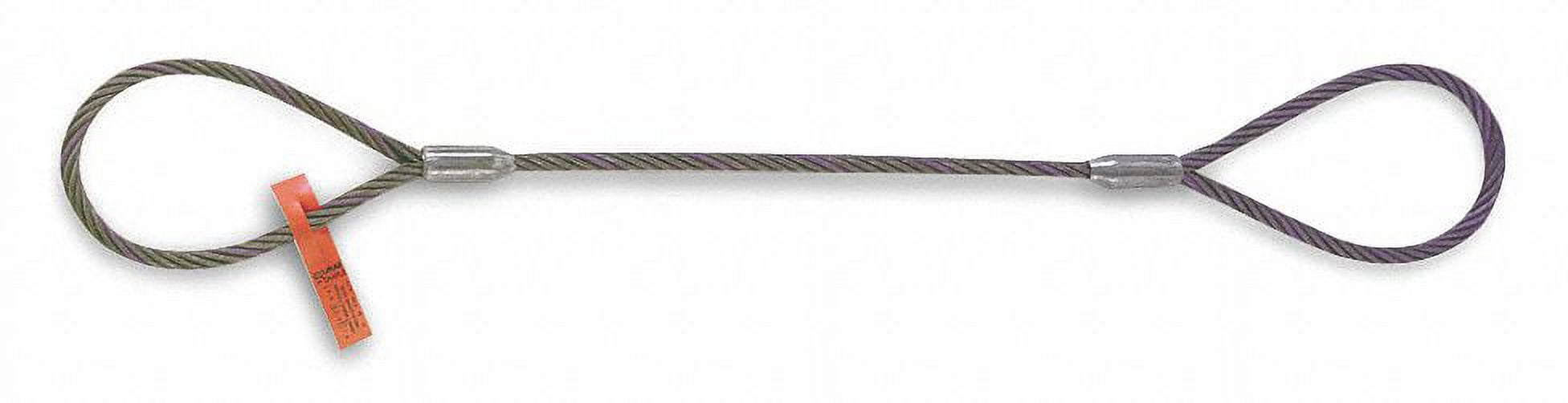 Lift-All Wire Rope Sling,6 ft L,5,000 lb Load Cap 12IEEX6 - Walmart.com