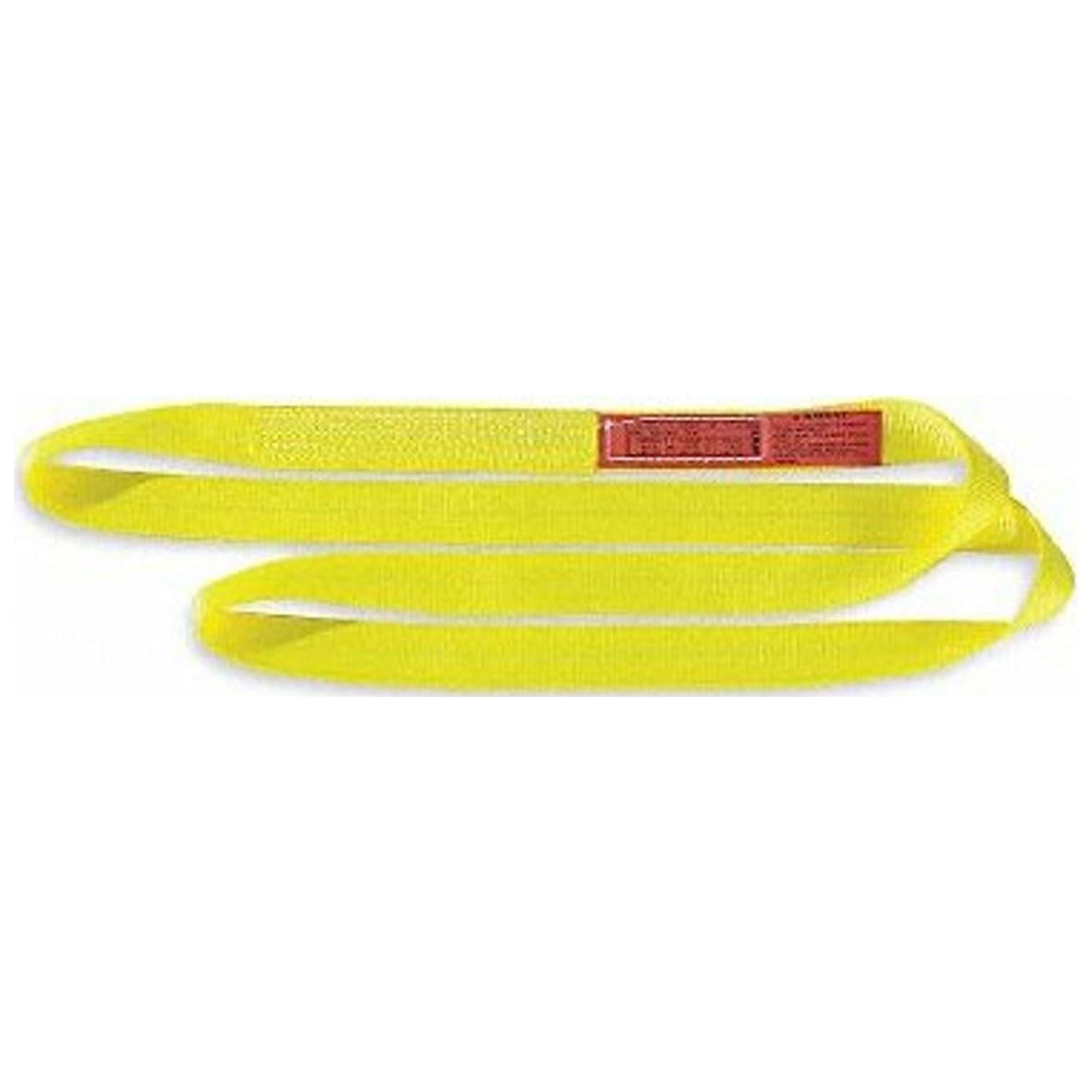Lift-All Web Sling, Type 5, 6 ft L, 1 in W, Polyester, Yellow EN1601DX6 ...