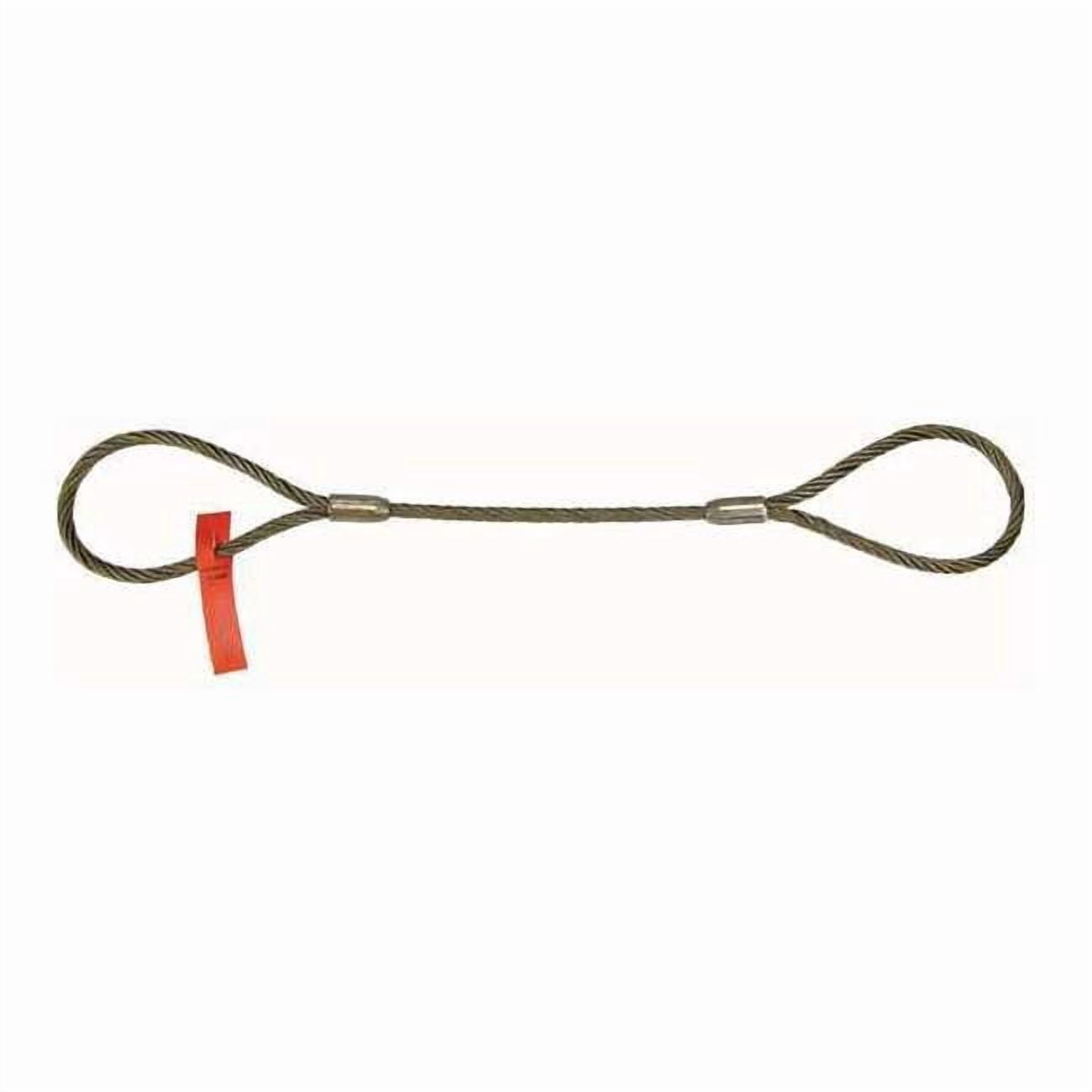 Lift-All Sling,Wire Rope,10 Ft L,Vert Cap 2800 lb 38EEX10 - Walmart.com