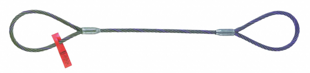 Lift-All Wire Rope Sling,Eye and Eye,10 ft.L 14IEEX10 14IEEX10 ZO ...