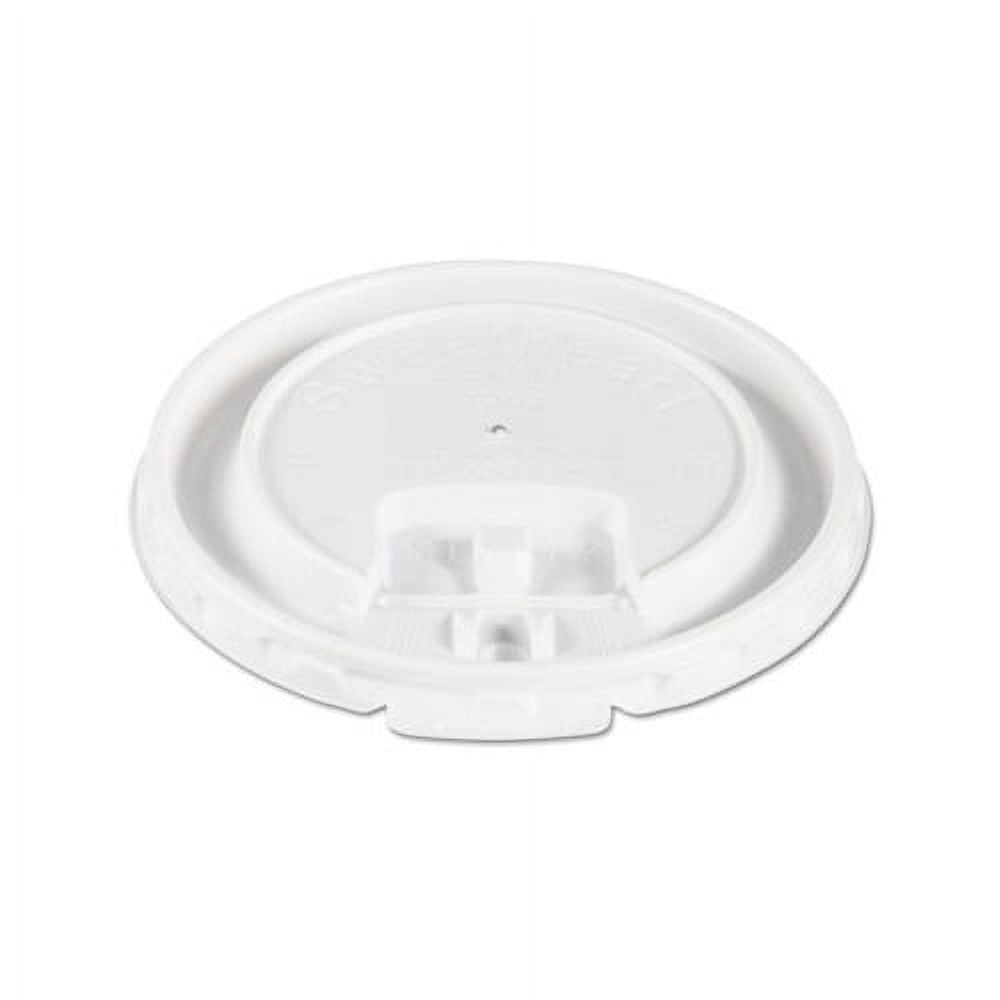 Lift Back and Lock Tab Cup Lids for Foam Cups Fits 10 oz Trophy Cups ...