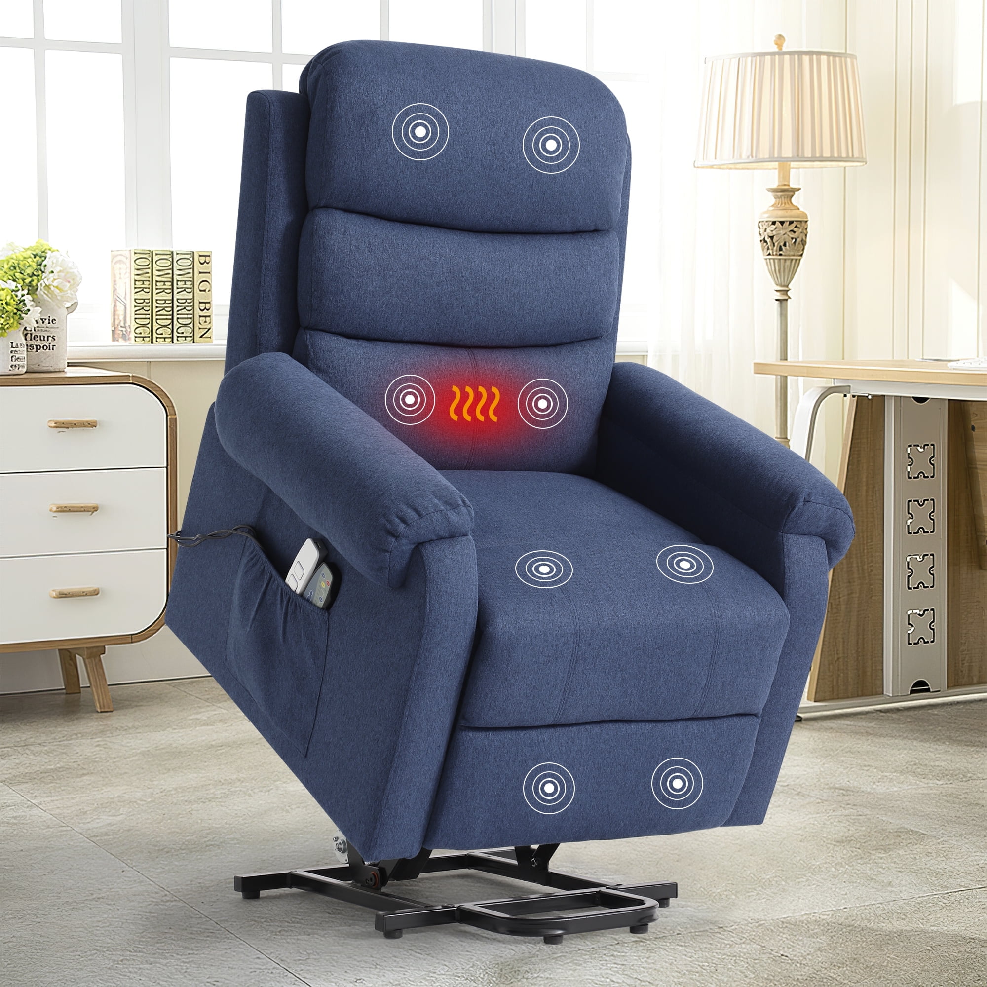 "KIGOTY Power Lift Chair Recliners for Seniors, 28.7""L Electric Stand ...