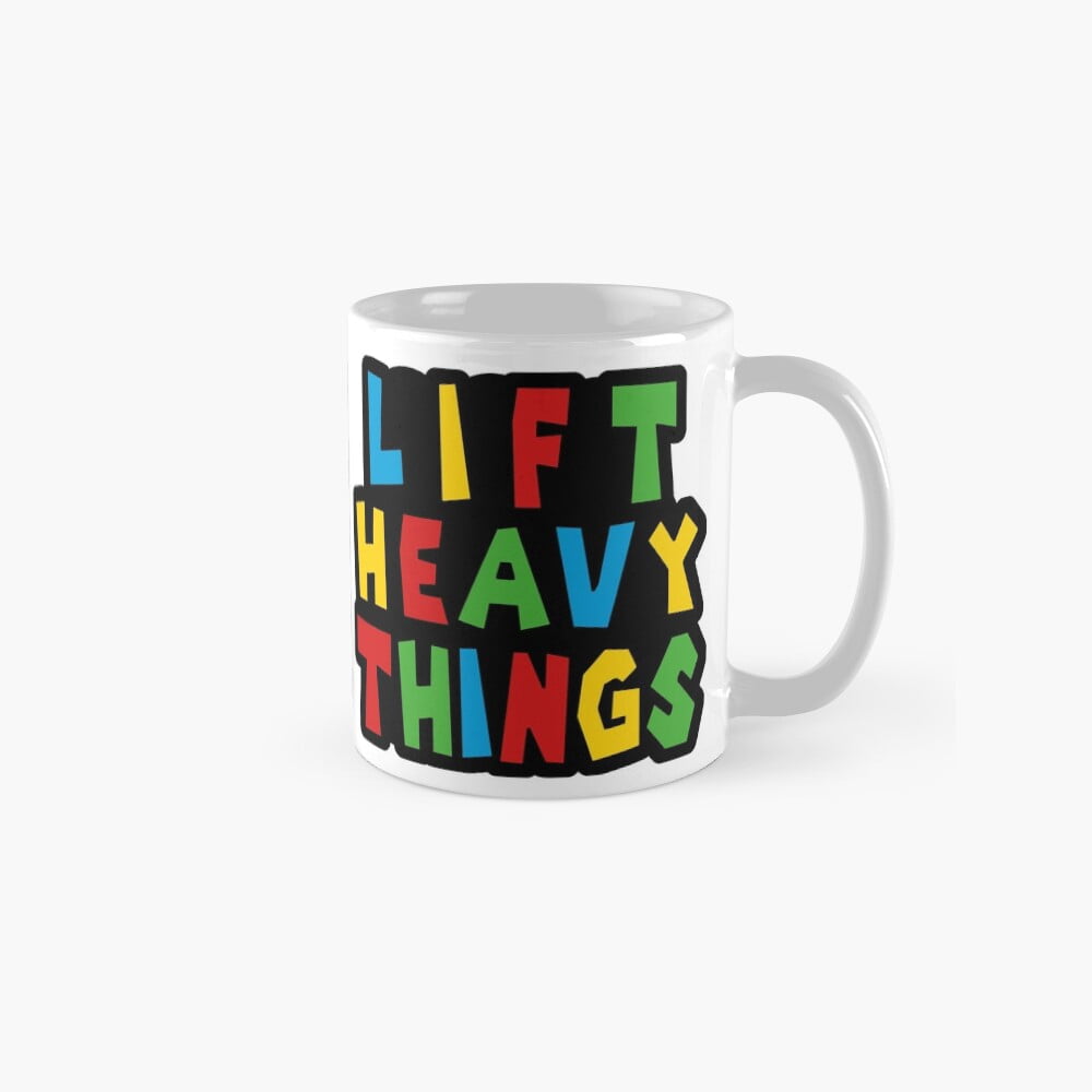 Lift Heavy Things in Cartoon Style Classic Mug - Walmart.com